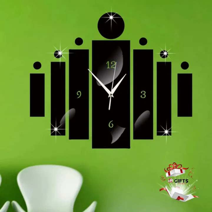 Ars Gallery 3d Diy Acrylic Wall Clock Modern Design Clock Decoration ...