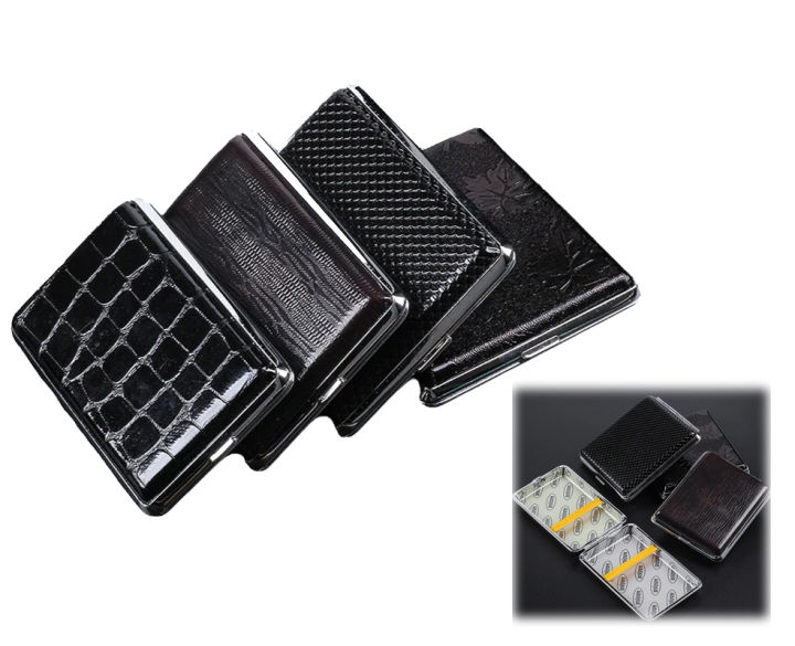 Leather Style Cigarette Case Premium Design Cigarette Case Leather ...