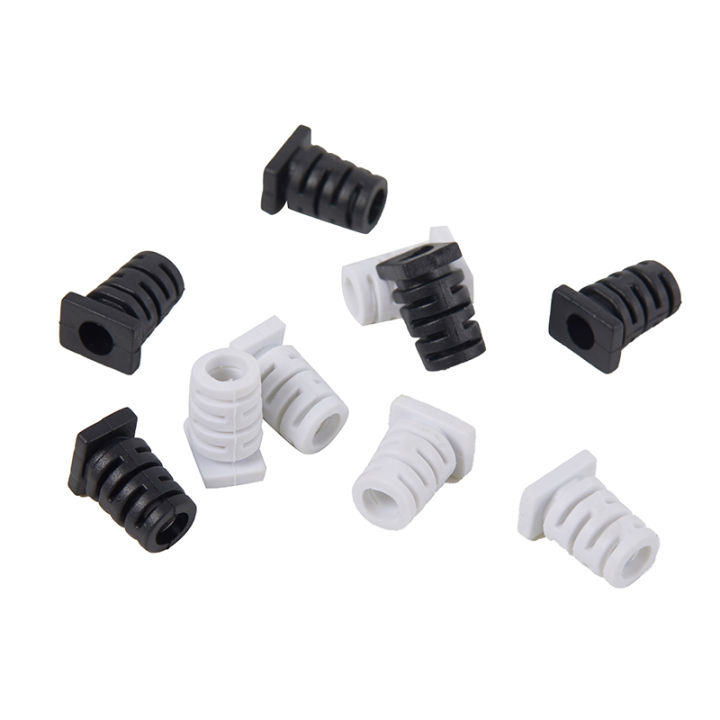 10pcs 5.0mm Cable Gland Connector Rubber Strain Relief Cord Boot ...