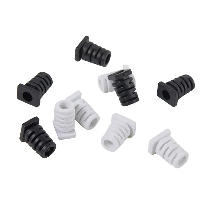 10pcs 5.0mm Cable Gland Connector Rubber Strain Relief Cord Boot ...