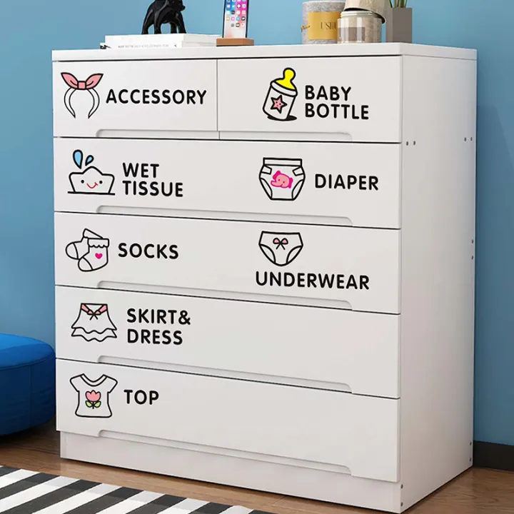 Baby Clothes Stickers Home Decor Wardrobe Sticker Decal Bedroom ...