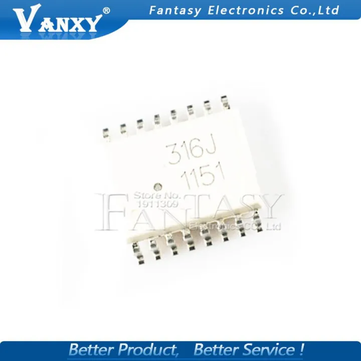 10PCS A316J SOP16 HCPL-316J SOP HCPL316J SMD SOP-16 new and original IC ...