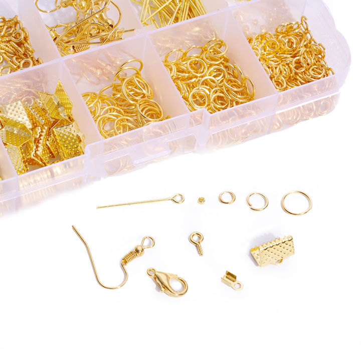 DIY Jewellery Accessories Set In 10 Compartments,jewellery Making Set ...