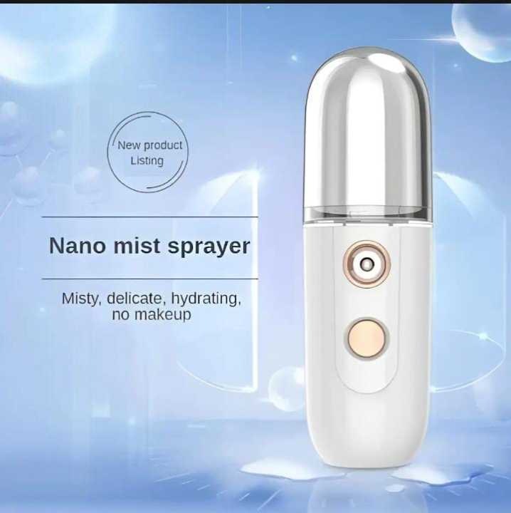 Nano Facial Steamer, Handy Mini Mister, USB Rechargeable Mist Sprayer ...