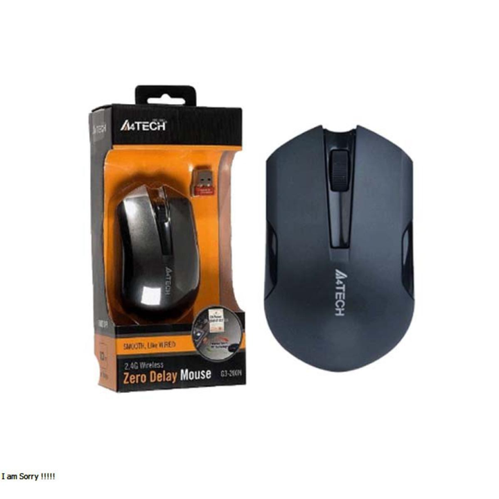 A4Tech G3-200N(S) 2.4G Wireless Mouse - Silent Clicks - 1200 DPI - Auto ...