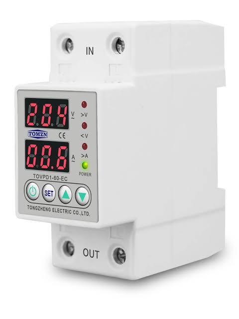 Tomzn Dual Display Adjustable Under Voltage Protective Device Protector ...