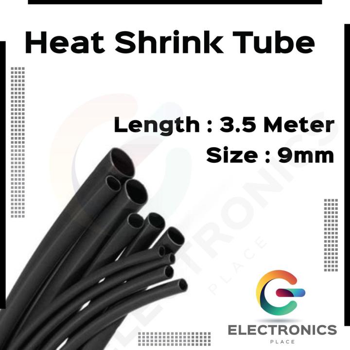 3.5 Meter Heat Shrink Tube Shrinkable Wire Wrap Cable Sleeve - 9mm | Daraz.pk