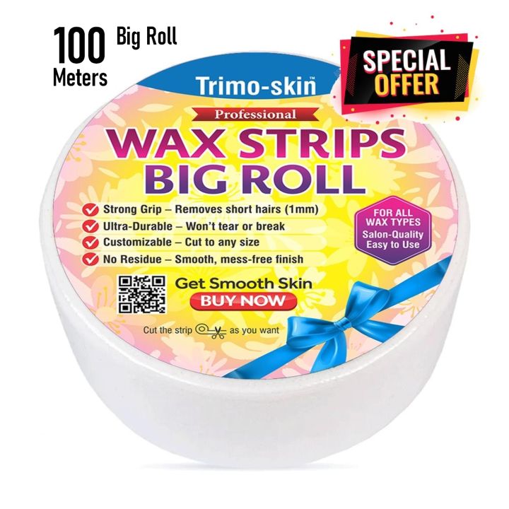 High Quality Cotton Wax Roll 100 Meters. Ultra-Thick & Durable: Tear ...