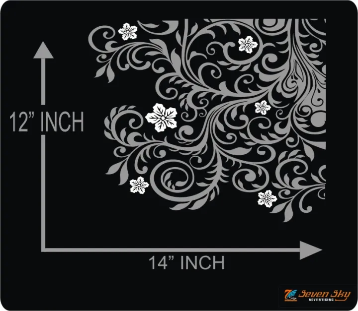 Flowers Tattoo Stickers For Rear Bonet KDH Van Buddy Van Car Alto Car ...