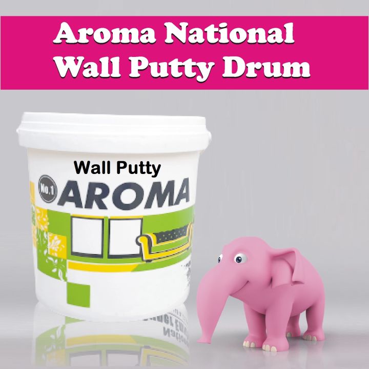 Aroma National Wall Putty Grey Drum for Homes Painting & Decorating 14. ...