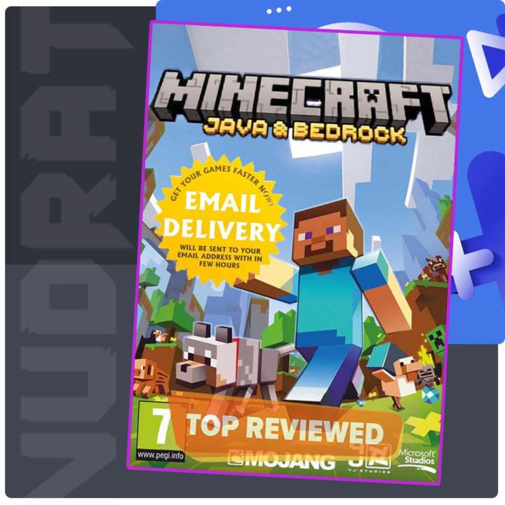 Minecraft Java Edition and Bedrock Bundle PC MS Store Game Key Email Delivery | Daraz.pk