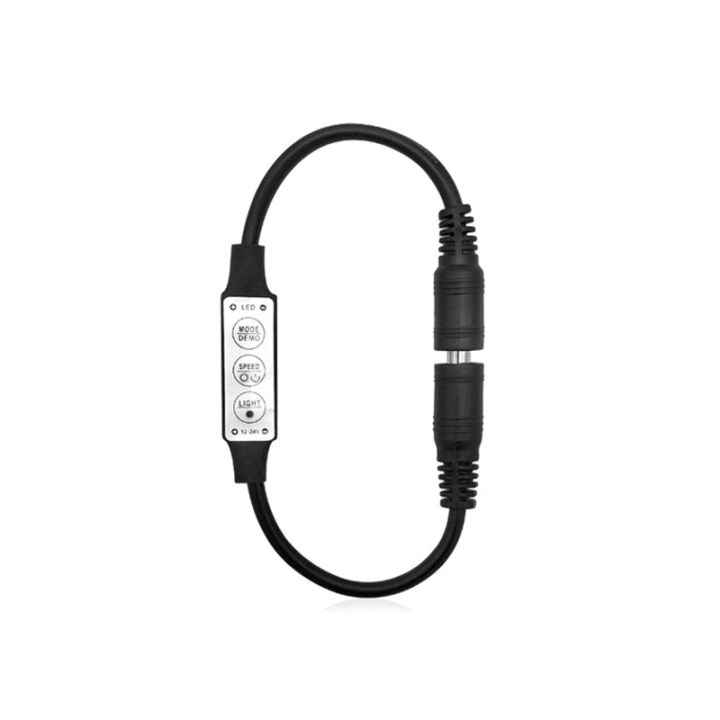 12V LED Mini Monochrome Light With Controller DC Dual Light Strip ...