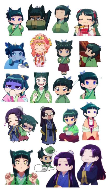 Historical Chibi Expressions – Cute PVC Sticker Sheet (15x10 cm A6 Size ...