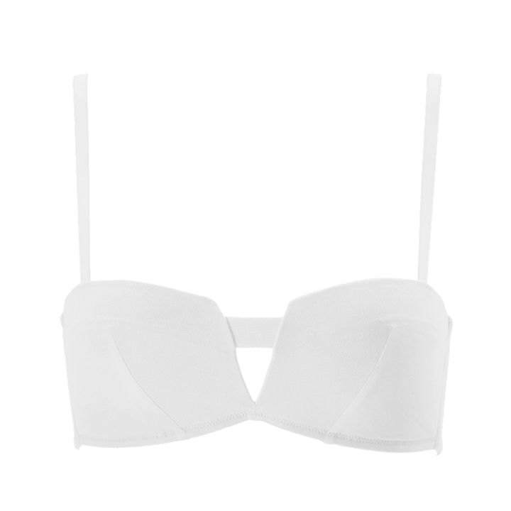 Small Breast Underwear Female No Steel Ring Thin Section Red Gathered