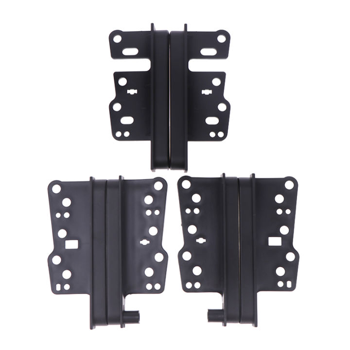 1Pair Radio Brackets Double Stereo Panel Fascia Dash Mount Trim Side ...