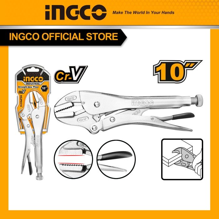 INGCO Straight Jaw Plier 10" | Daraz.pk