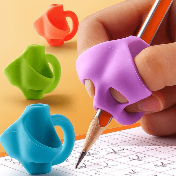 Three-finger Pencil Holder Student Correct Writing Learning Tool 4 Pcs ...