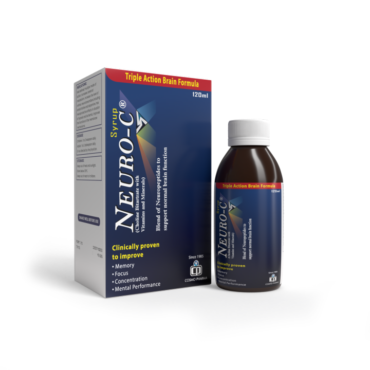 Neuro-C Syrup Natural Brain Booster Supports Cognitive Functions ...