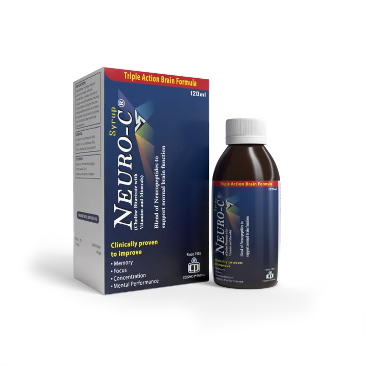 Neuro-C Syrup Natural Brain Booster Supports Cognitive Functions ...