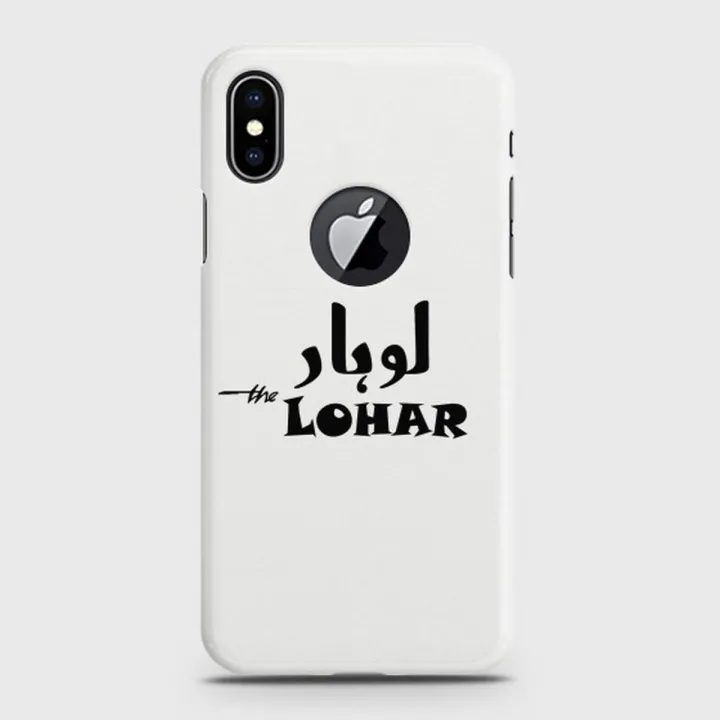 iPhone X Cover - SkinLee HQ Hard Case With Logo Hole - Caste Name Lohar ...
