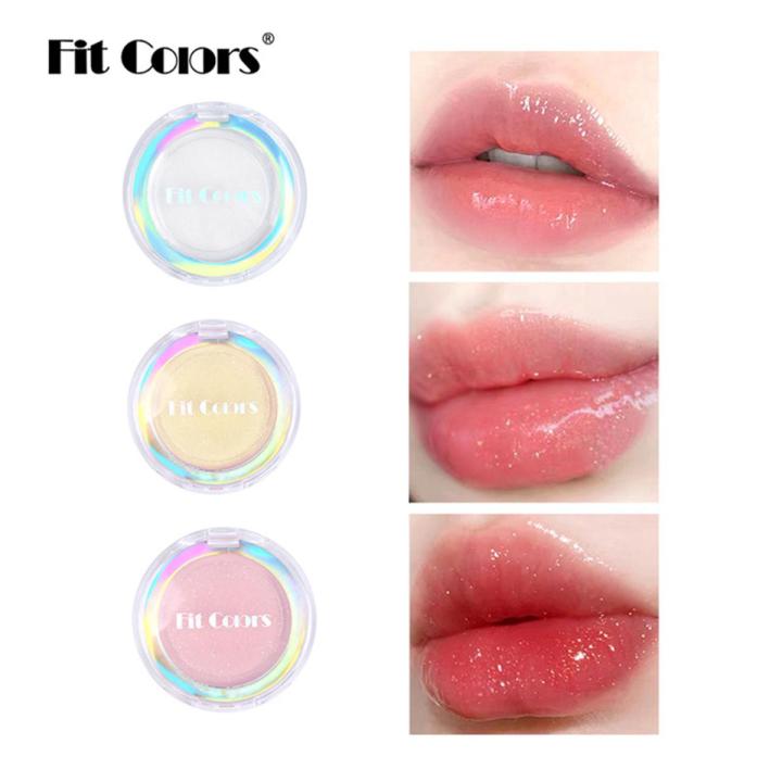 Canned Lip Balm Moisturizer Colorless/shimmer Juicy Jelly Lips Care Lip ...
