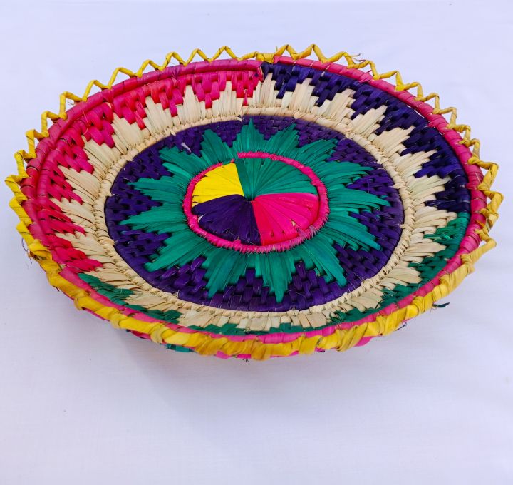 pack of two chabi/changair for roti-hand woven chabi-bread basket ...