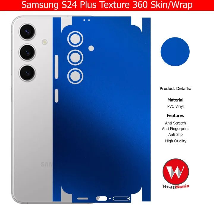 Samsung Galaxy S24 Plus Skin/Wrap 360 Protection Sheet/ Carbon fiber ...