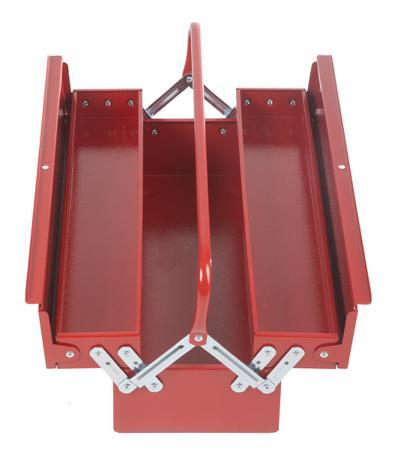 Metal Tool Box 3 Tray Professional Portable Storage Cabinet Workshop ...