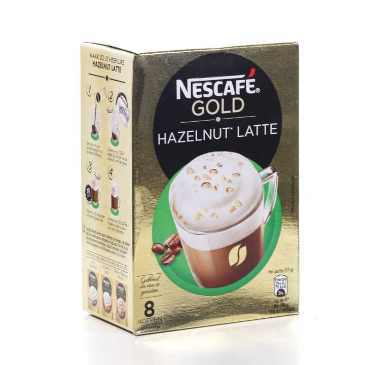 NESCAFE GOLD HAZELNUT LATTE – 8 SACHETS | Daraz.pk