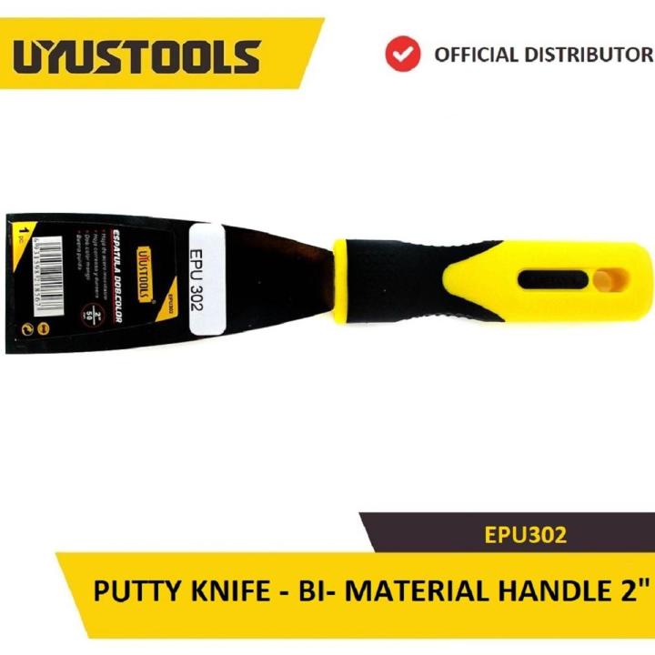 UYUSTOOLS EPU302 PUTTY KNIFE - BI- MATERIAL HANDLE 2" | Daraz.pk