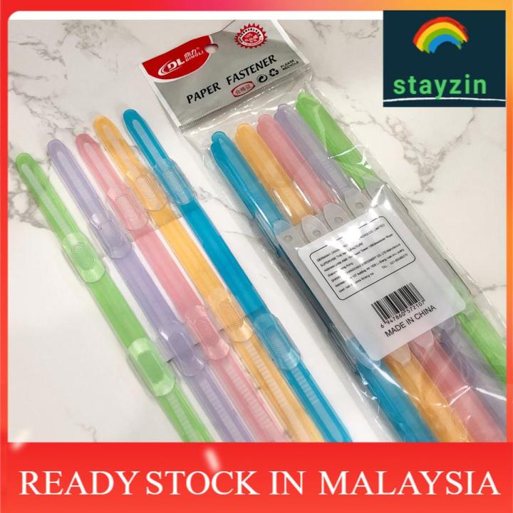 Paper File Fastener Plastic Flat File Clip Pastel Colors 2 Hole Binder ... Paper File Fastener Plastic Flat File Clip Pastel Colors 2 Hole Binder ...