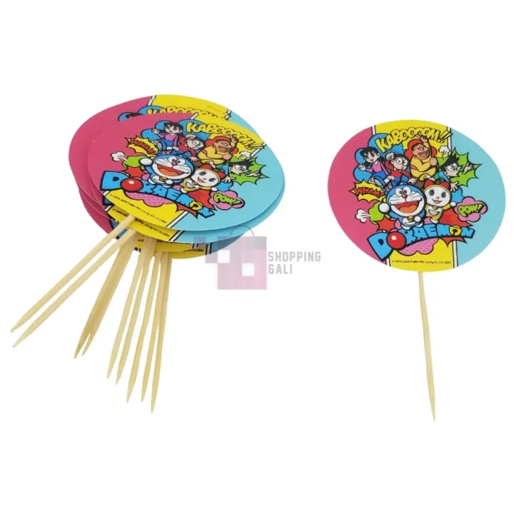 Doraemon Cupcake Topper - 2.5 Inch - Doraemon Themed Party ...