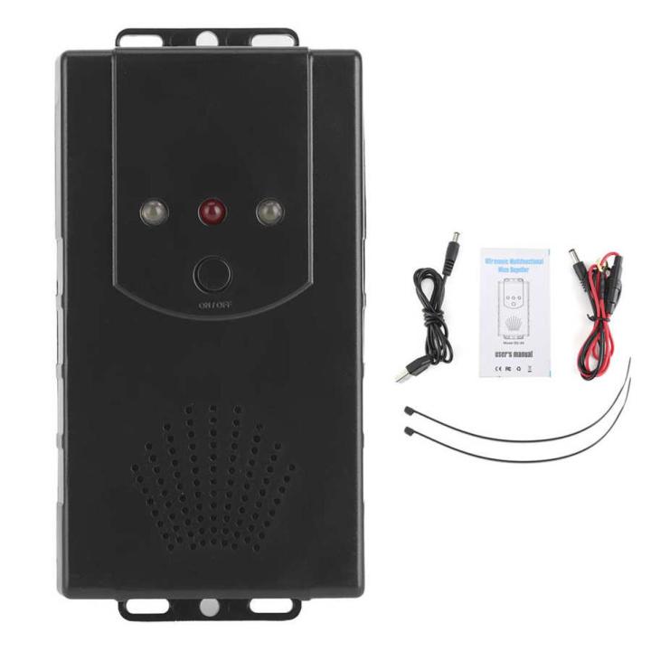 Electronic Animal Repeller Battery Smart Ultrasonic With LED Light ...