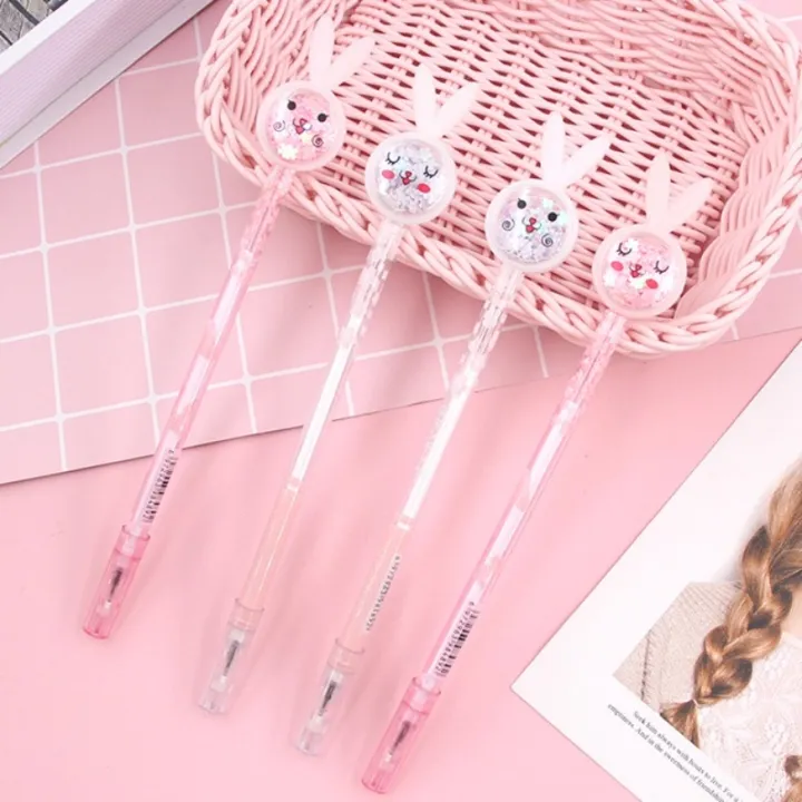 Cute Expression Writing Stationery Shiny Sequin Stationery Pens ...