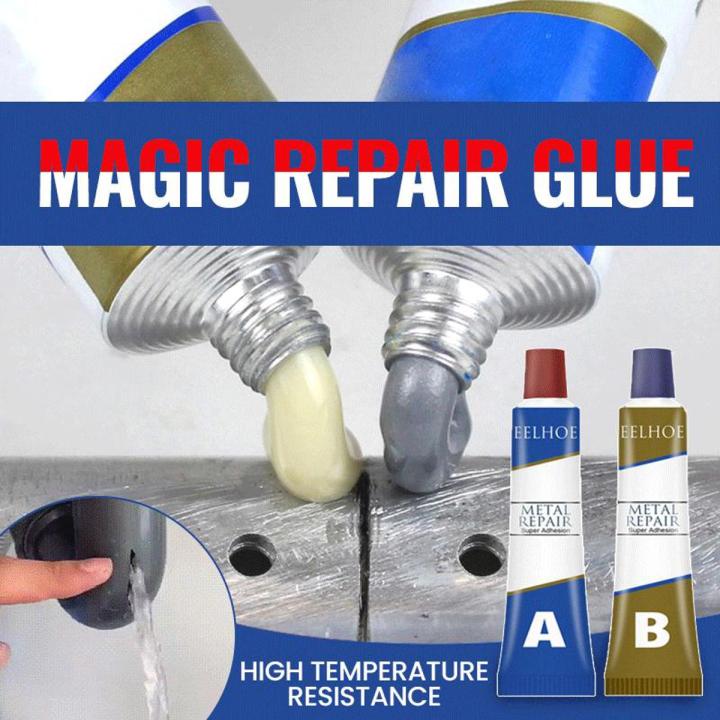 100g Magic Repair Glue AB Metal Cast Iron Repairing Adhesive Heat ...