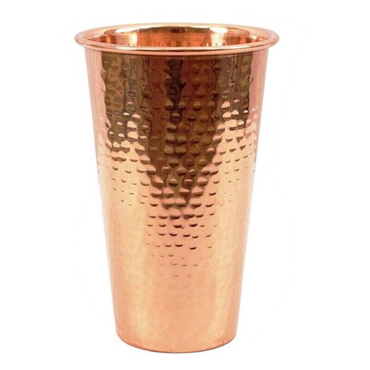 Pure Copper Glass Copper Hammered Tamba Glass for Drinking Serving ...