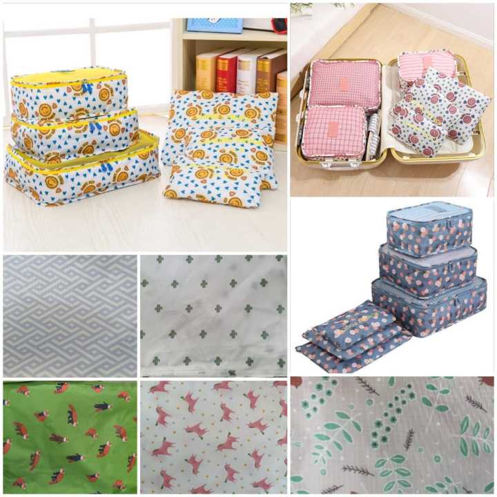 Smart 6pcs Set Waterproof Nylon Travel Storage Bag Clothes Pouch ...