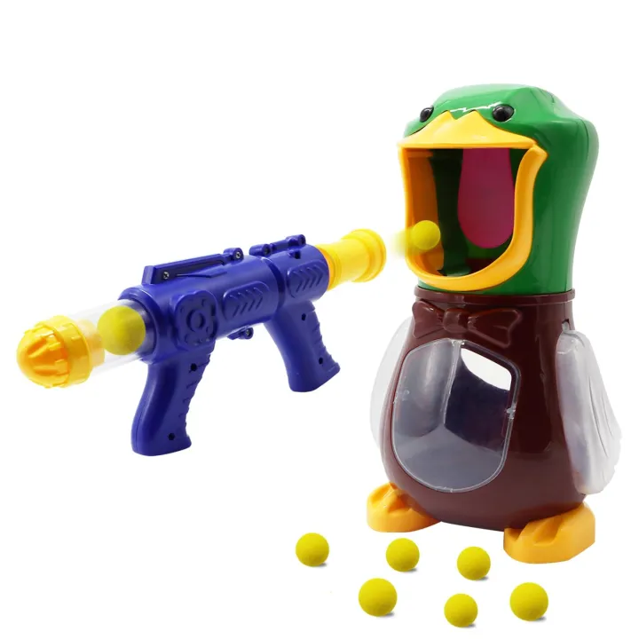 Duck Air Powered Soft Bullet Toy Gun With Eva Soft Bullet Balls Duck ...