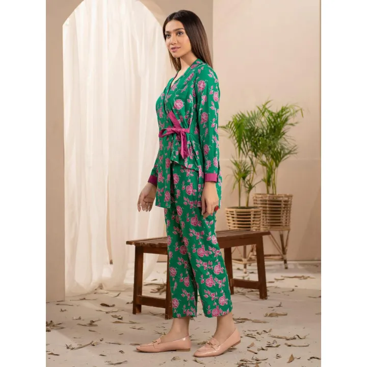 Linen Shirt-Embossed (Unstitched) | Daraz.pk
