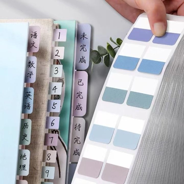Labels Transparent Sticky Index Tabs Colorful Writable Writable File ...