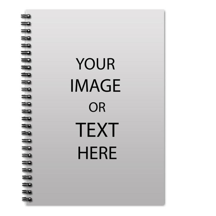 Custom Spiral Notebook 200 Page A4 Size | Daraz.pk