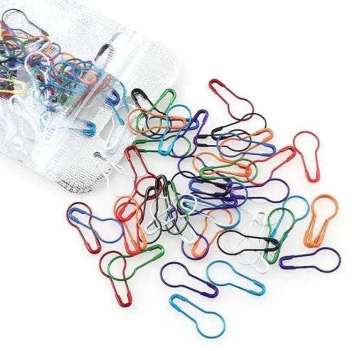 Loop Hijab Scarf Pins - 25 Pec - Coil Less Safety Hijab Pins Multicolor ...