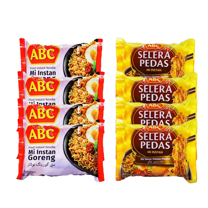 Pack of 8 Indonesian Noodles - Instant Noodles - Hot And Spicy Noodles ...