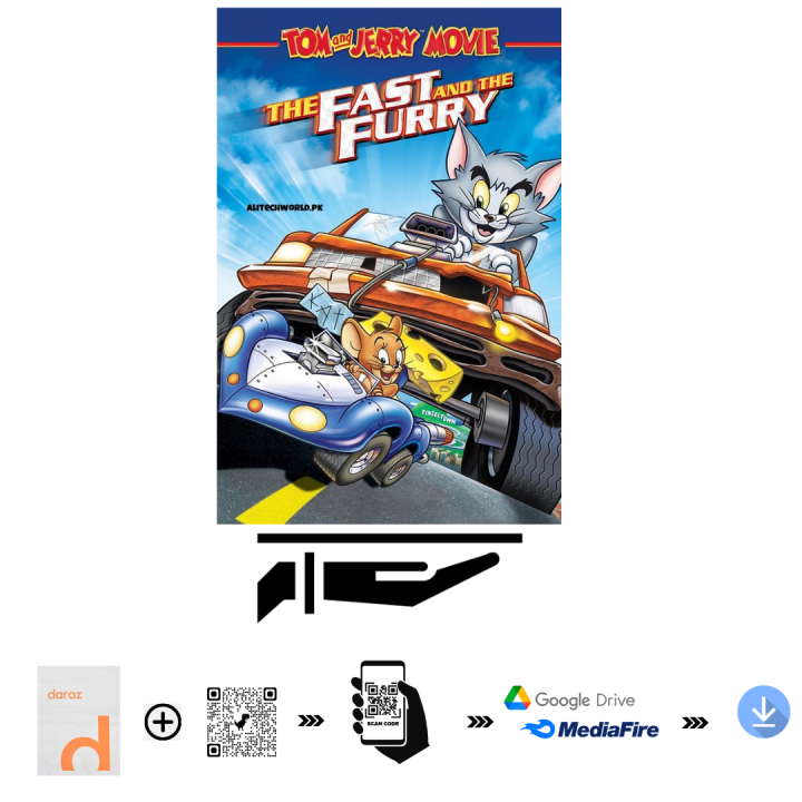 Tom And Jerry Fast And The Furry Movie in Hindi/English | Daraz.pk