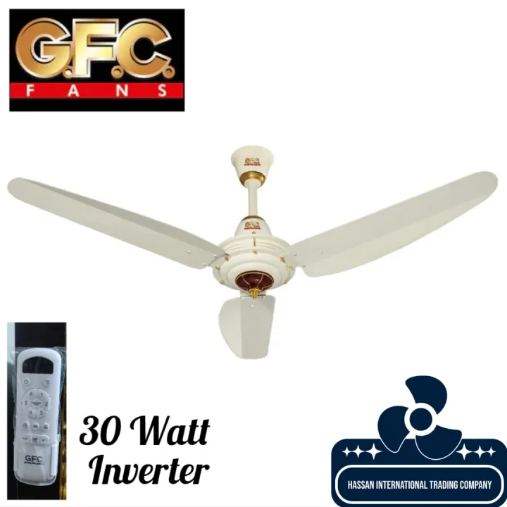 GFC Fan Ceiling 56 Inch Saphire Model Offwhite Dark wood Energy Saver ...