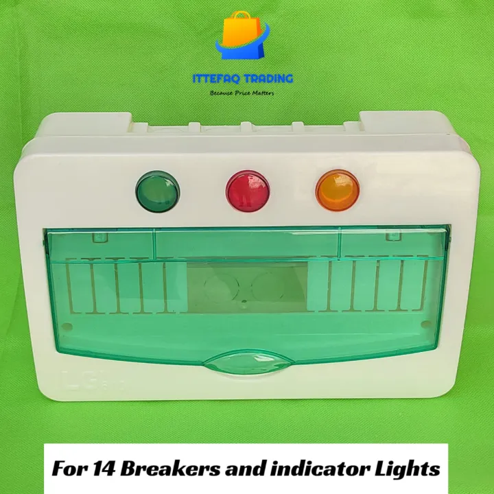 Electrical Distribution Box 14 Breakers+Indicator Lights Breaker Box ...