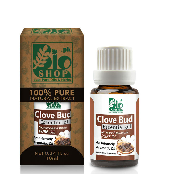 Clove Bud Essential Oil by Bio Shop™ - 100% Pure & Natural | Daraz.pk