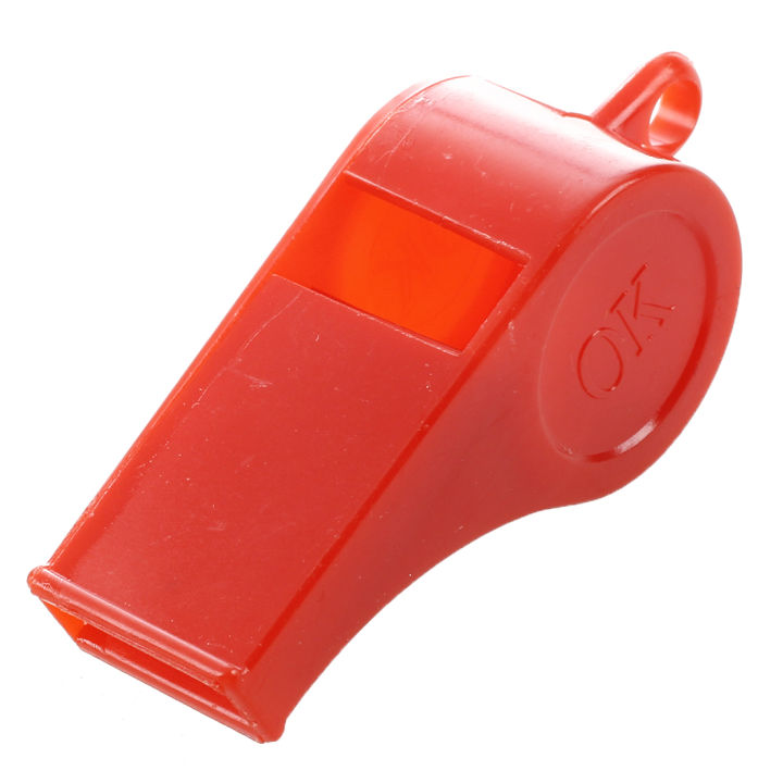 5 Pcs Sports Referee Plastic Assorted Color Whistle w String | Daraz.pk