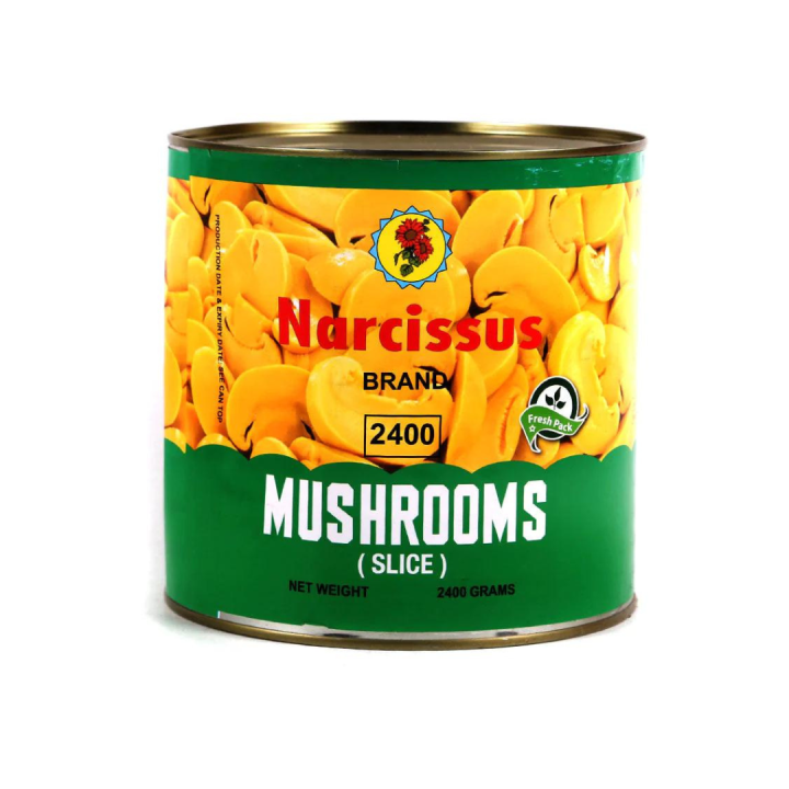 Narcisuss Mushroom Slice Tin 2400G | Daraz.pk