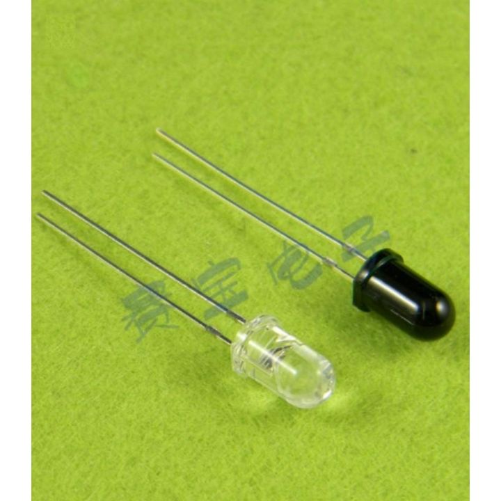 2pcs 5mm IR Transmitter Receiver LED Tx Rx infrared 940nm F5 pair of Tx ...